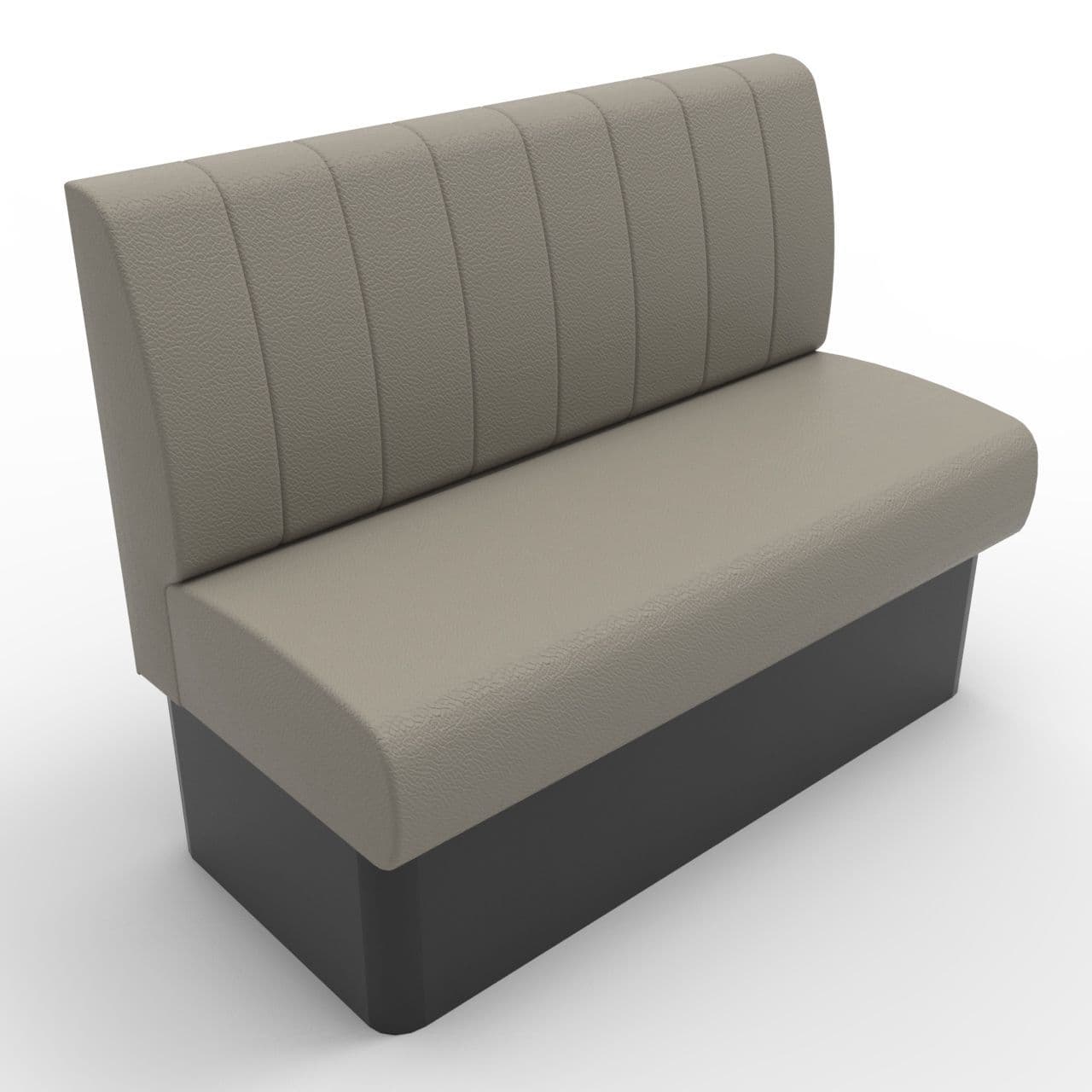 Lifetime Compact Plinth - Fluted - Complete 2 Seater Booth Set - 600mm Wide